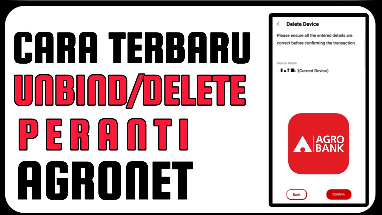 Cara Remove Peranti Agronet Agrobank - YouTube