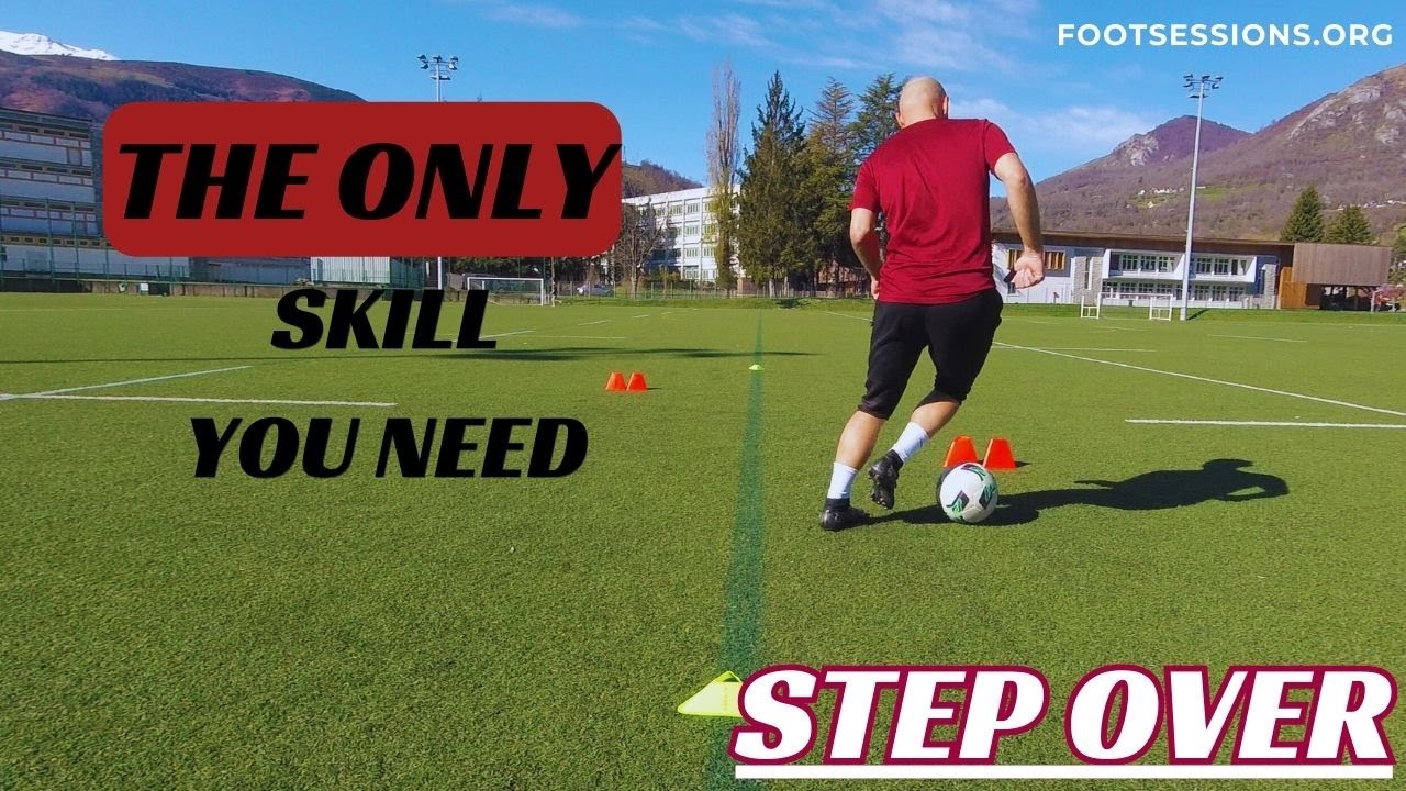 5 DRILLS TO MASTER THE STEP OVER | FOOTBALL SKILL TRAINING - YouTube