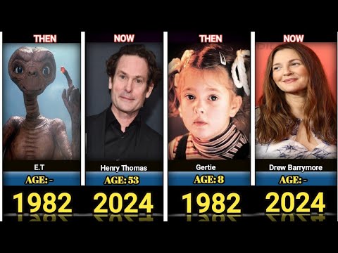 E.t. The Extra-Terrestrial (1982) cast Then and Now💧 What happened now ...