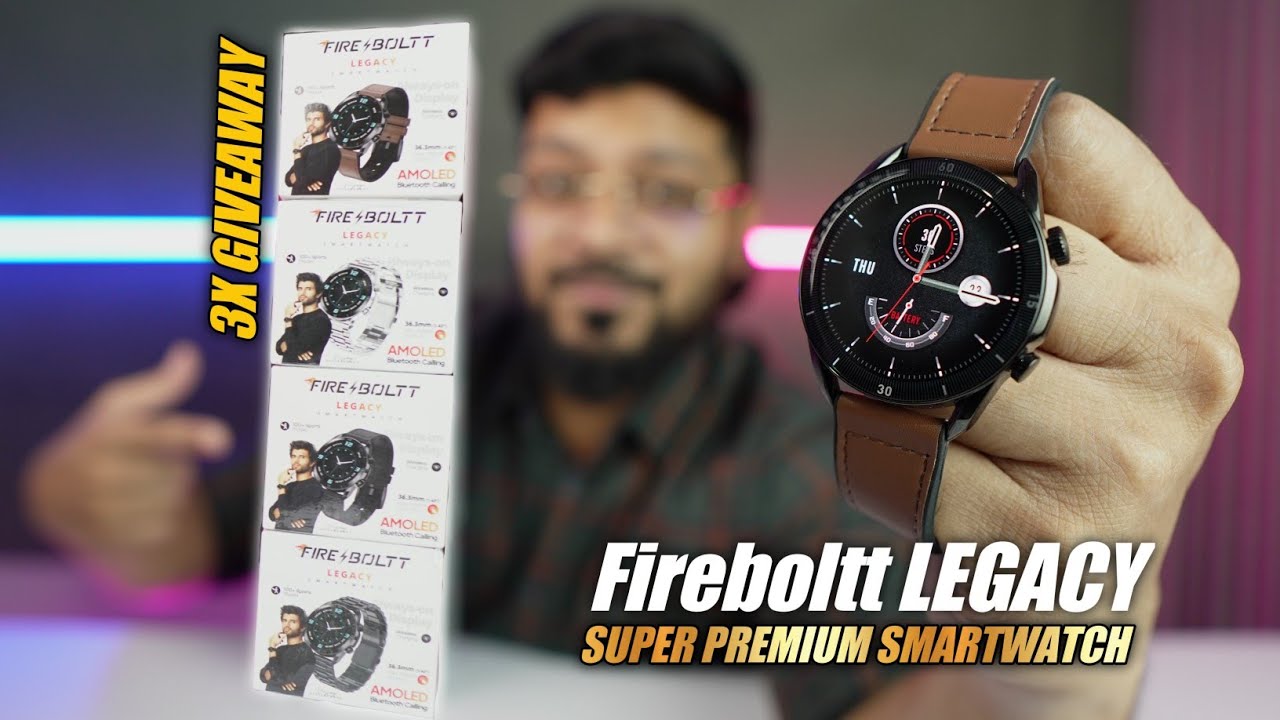 Fireboltt LEGACY Super Premiuim watch Review | Under 3800 Best Amoled ...