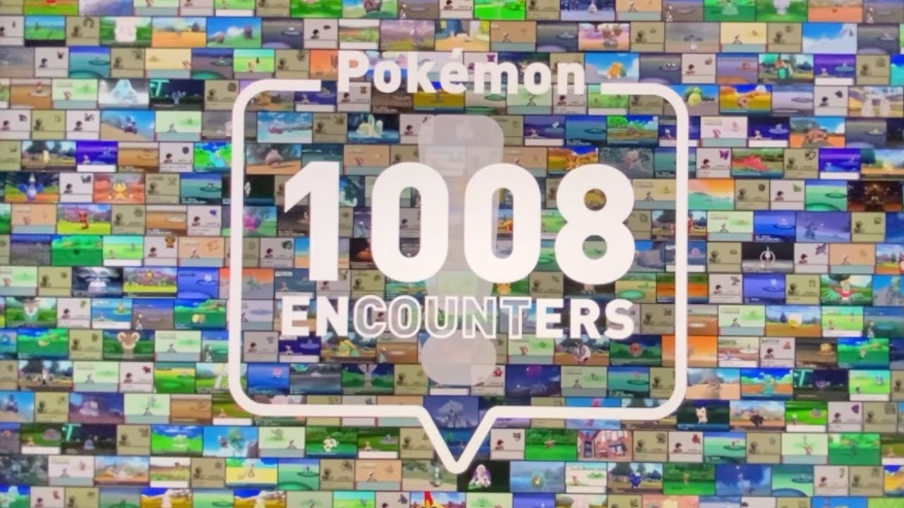 All 1008 Pokemon Encounters 🤩🥳Throughout The Whole Series # ...