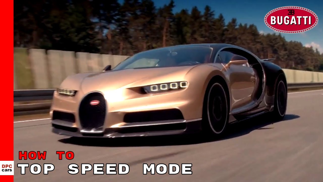 How To Unleash Bugatti Chiron Top Speed Mode - YouTube