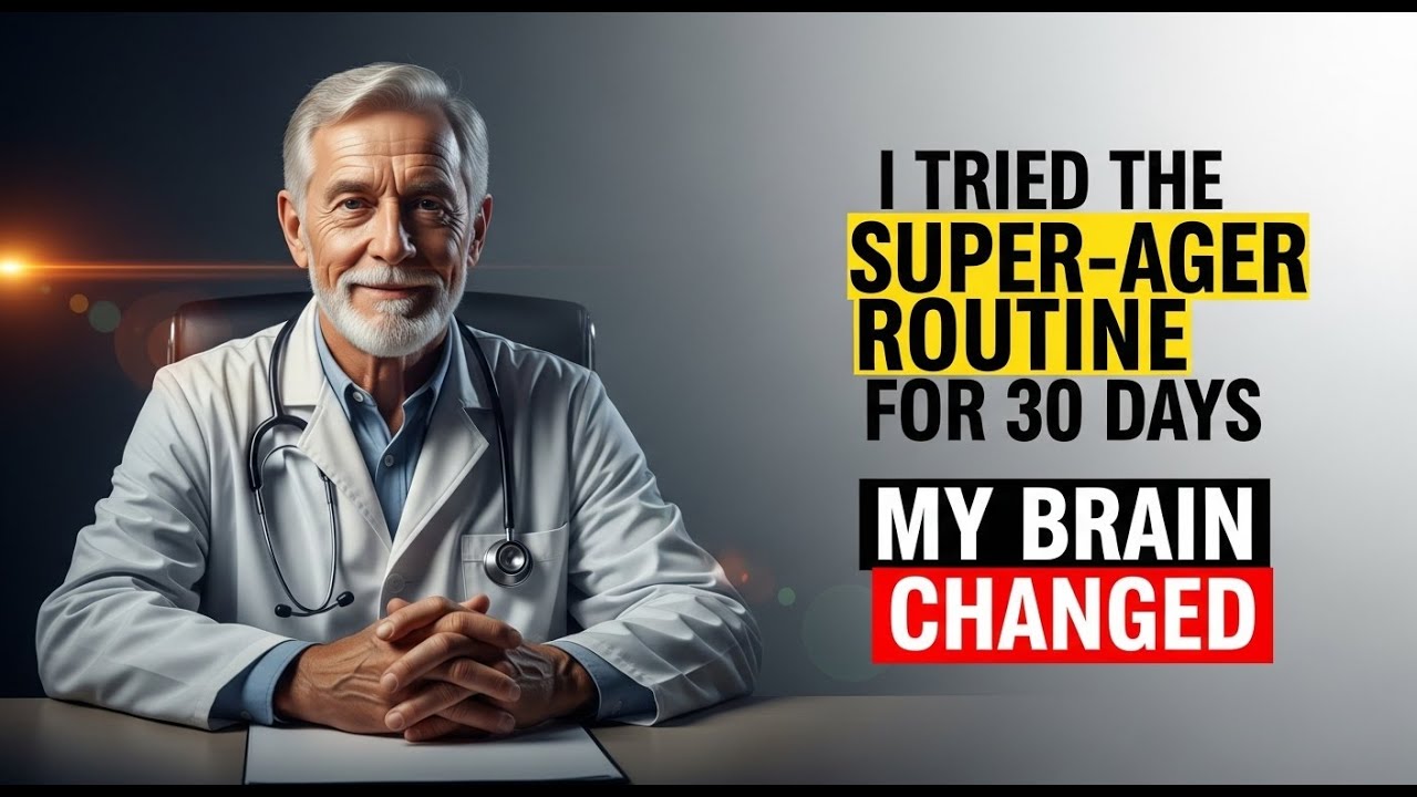 I Tried the Super‑Ager Routine for 30 Days – My Brain Changed | Senior ...