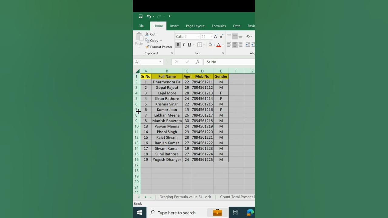 Data Autofit Tips and Tricks. How to Autofit data in Excel #excel #data ...