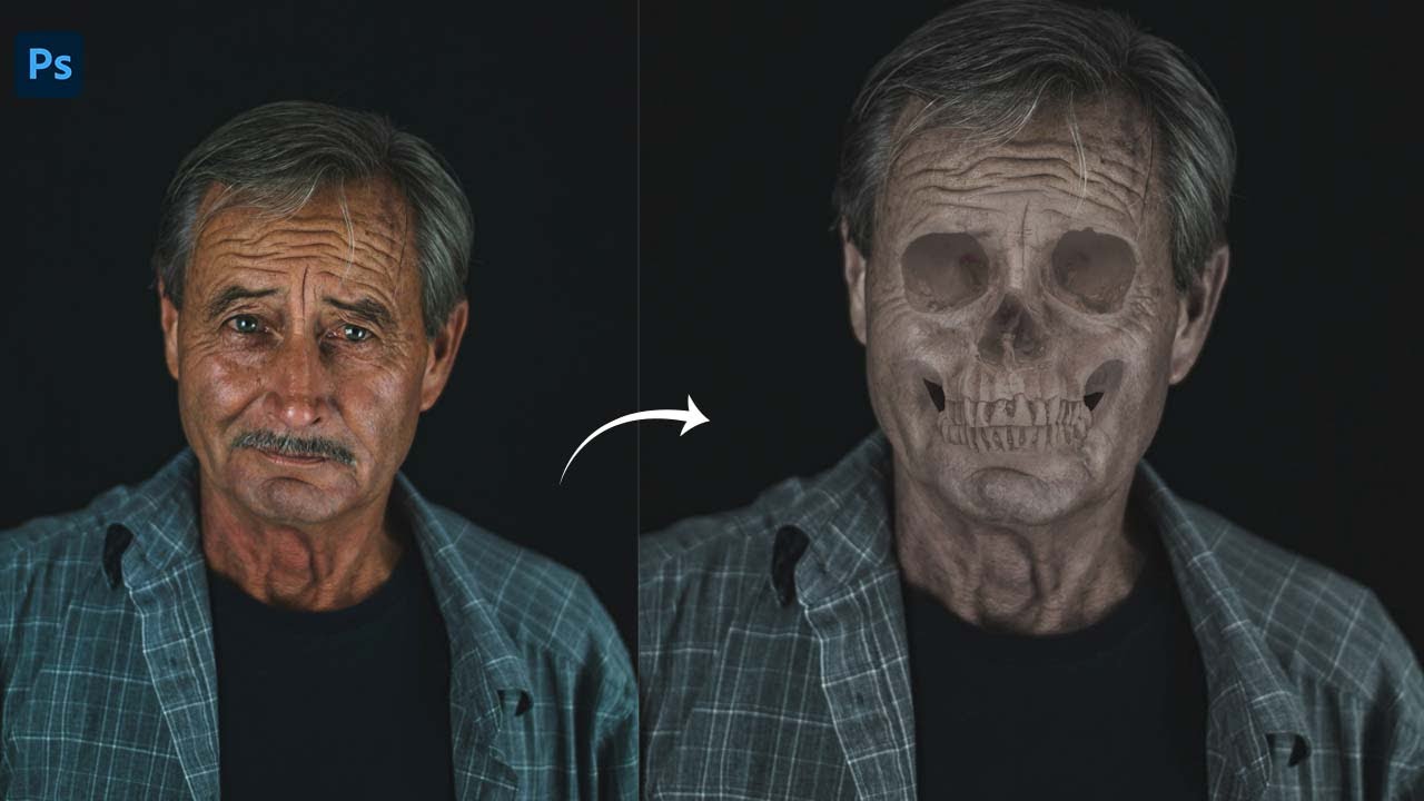 How to Create Horror Face Manipulation | Photoshop - YouTube