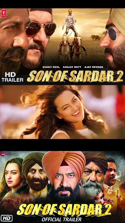 Son of Sardar 2 official trailer Ajay Devgan Sanjay dutt Mrunalthakur # ...