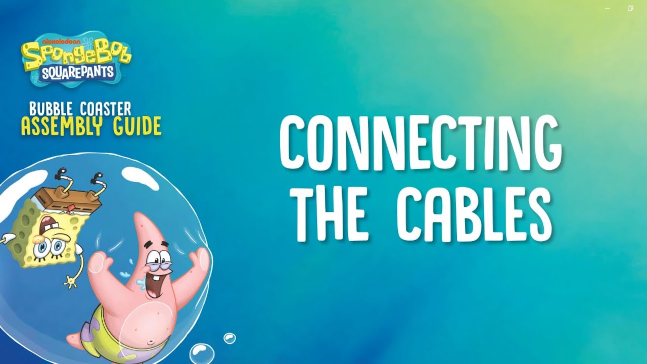 06 - Connecting the cables of the Bubble Coaster - YouTube