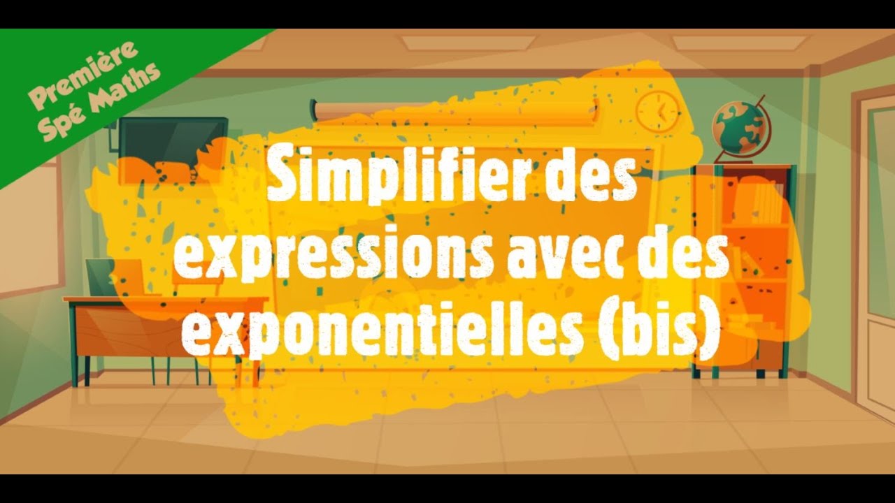 Simplifier des expressions avec des exponentielles. - YouTube