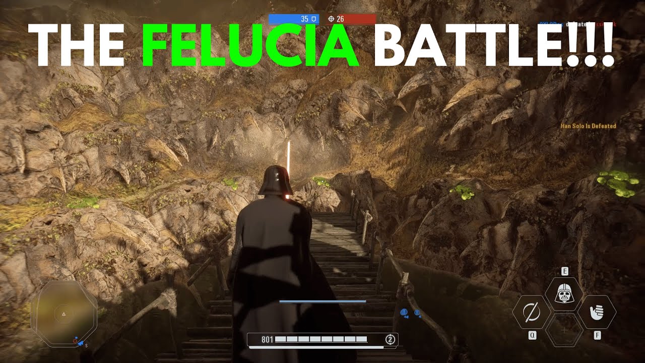 Star Wars Battlefront 2: THE FELUCIA BATTLE - YouTube
