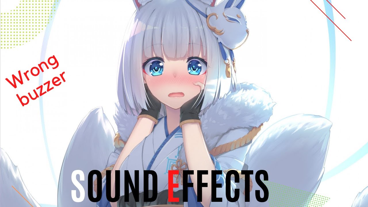 Buzzer wrong answer sound effect - YouTube