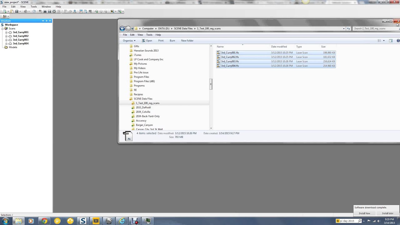 How to start a new project in SCENE LT from registered scans - YouTube