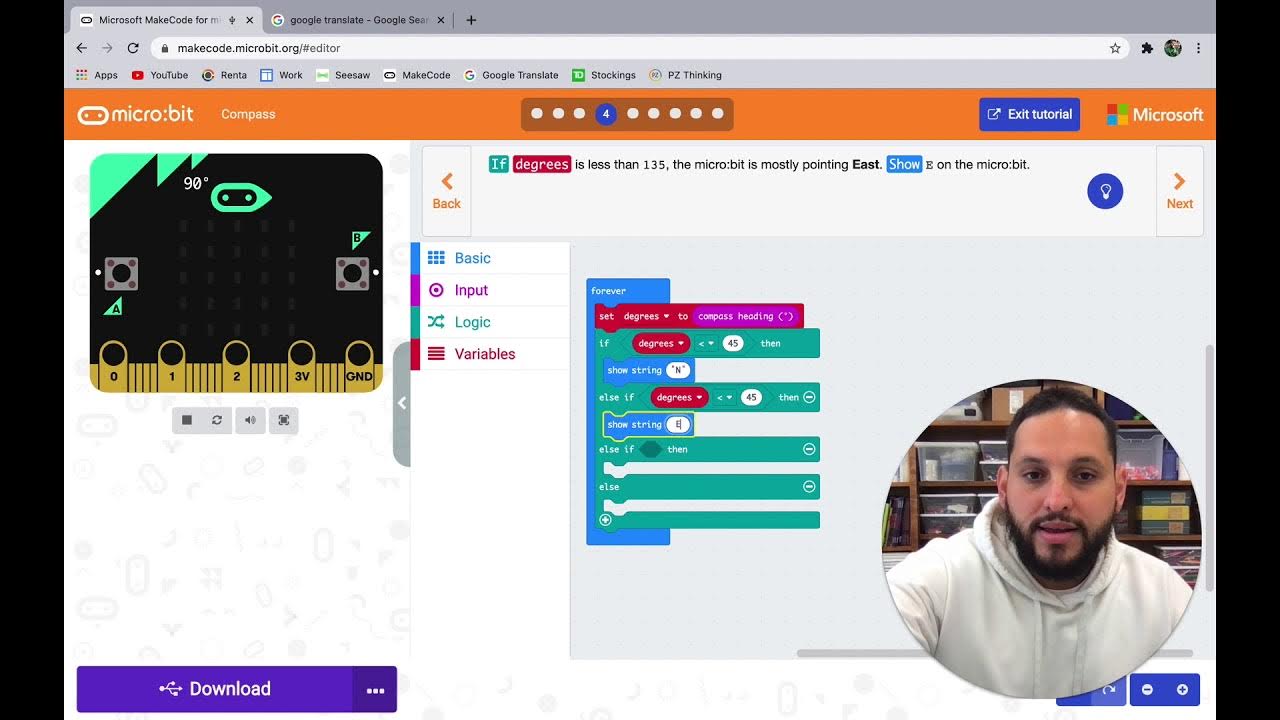 BBC micro:bit Compass | Programming con Mr. Manny - YouTube