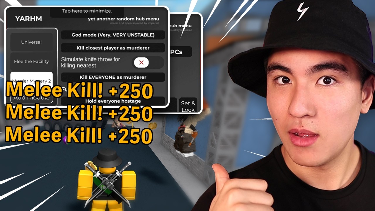 Roblox Murder Mystery 2 Script BEST Murderer & Sherrif Silent Aim, Grab ...