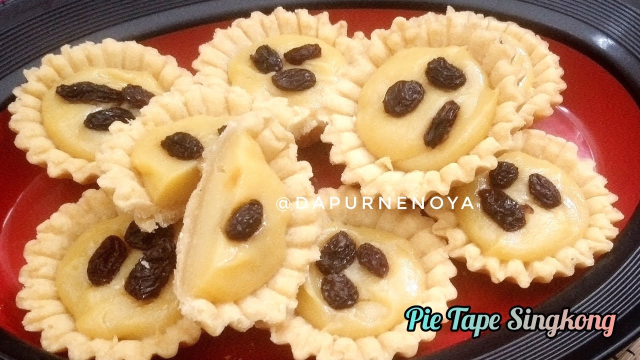 Pie Tape Singkong Tanpa Telur // Renyah kulitnya, Legit Isiannya ...