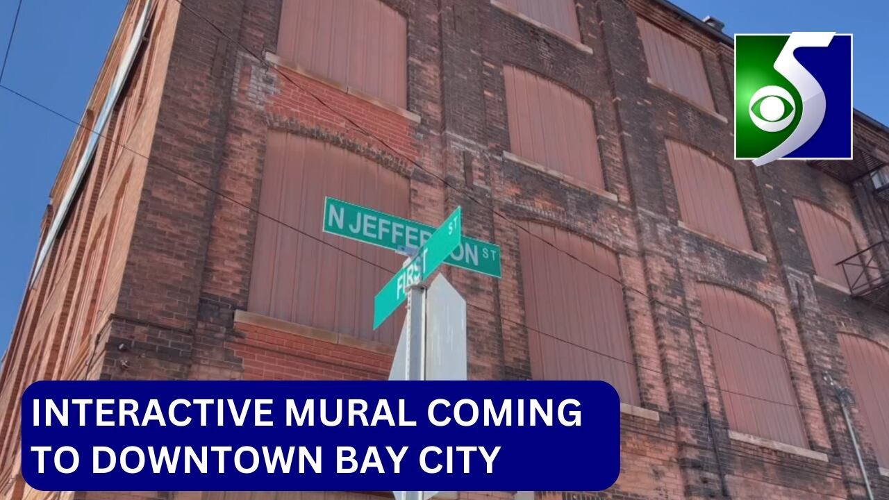 New interactive mural coming to downtown Bay City - YouTube