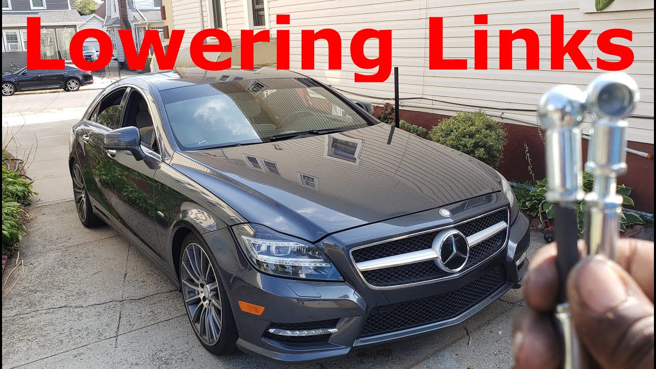 Mercedes Benz CLS 550 Lowering Links Install YouTube Mercedes Benz CLS 550 Lowering Links Install YouTube