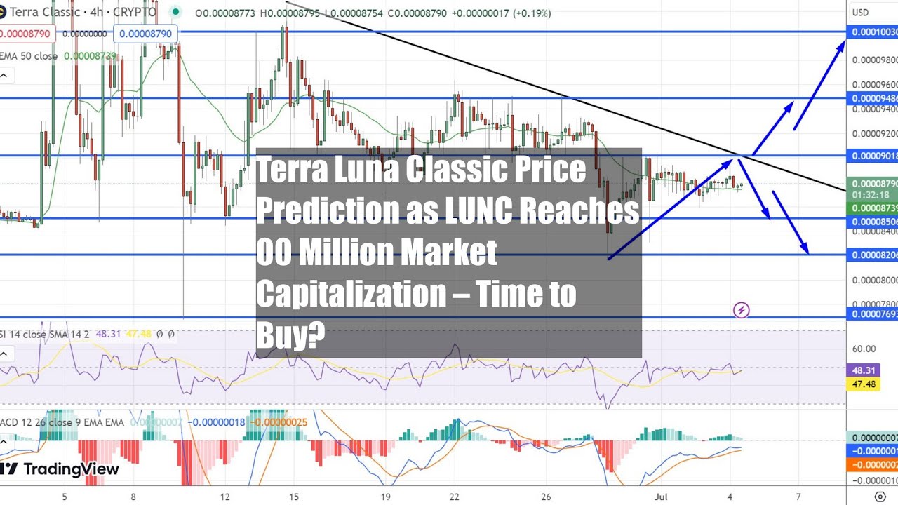 Terra Luna Classic Price Prediction as LUNC Reaches $500 Million Market ...
