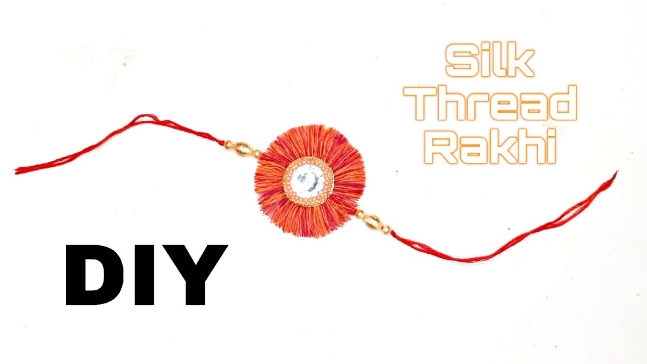 DIY- Silk Thread Rakhi| How To Make Easy Thread Rakhi| Seema Art and ...