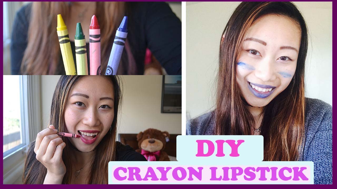 DIY Crayon Lipstick - YouTube