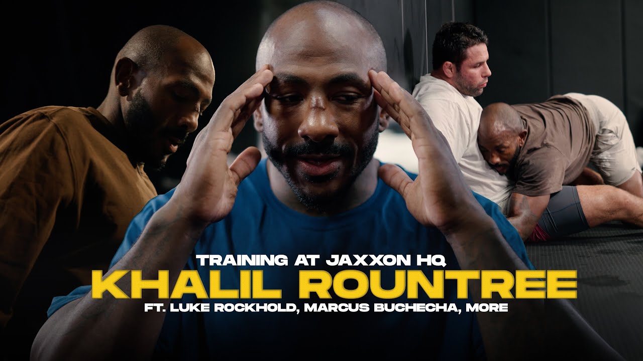 Khalil Rountree training at Jaxxon Media House w/ Rampage Jackson, Luke ...