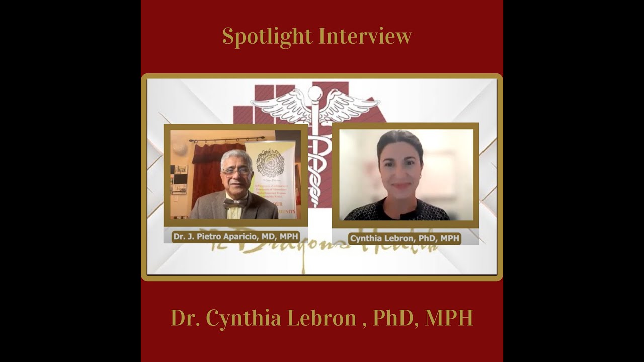 Spotlight Interview with Cynthia Lebron, PhD, MPH - YouTube