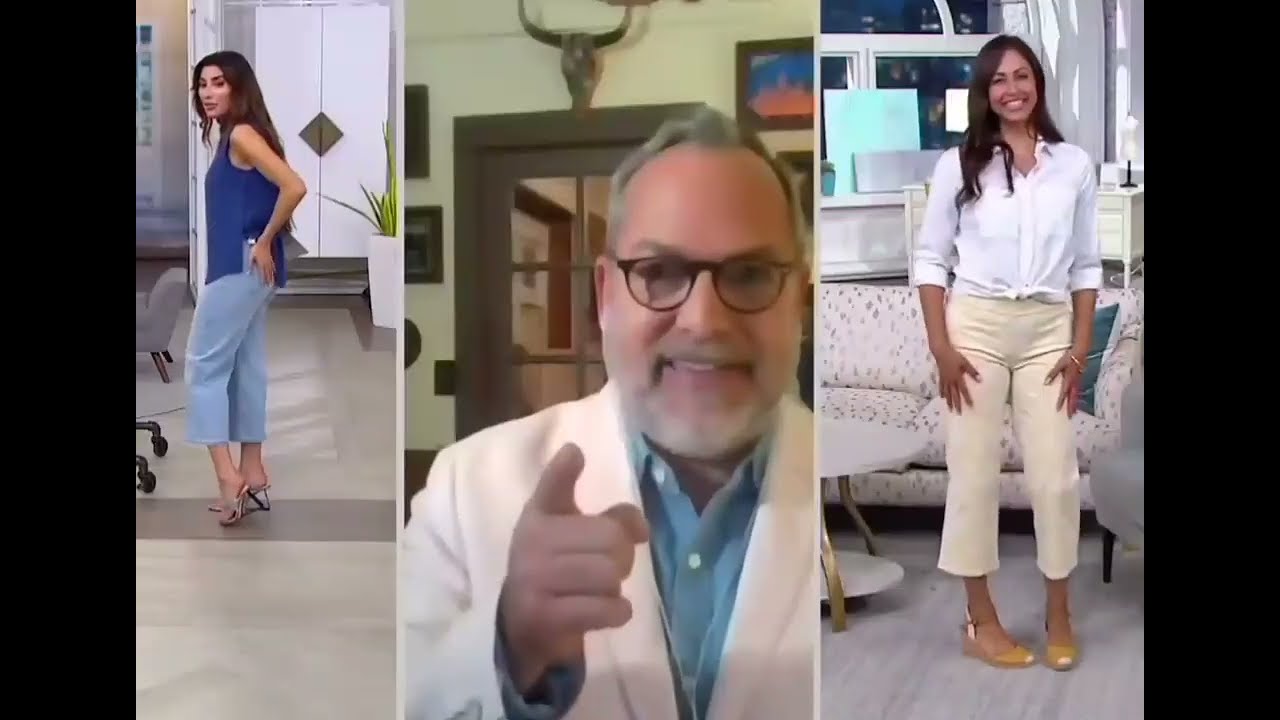 QVC host Courtney Khondabi in jeans 00 - YouTube