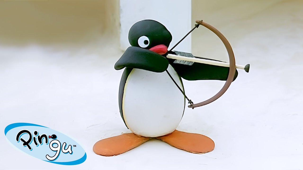 Pingu the Archer 🐧 | Pingu - Official Channel | Cartoons For Kids - YouTube