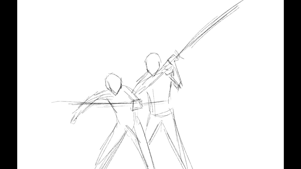 Animation practice fight scene - YouTube