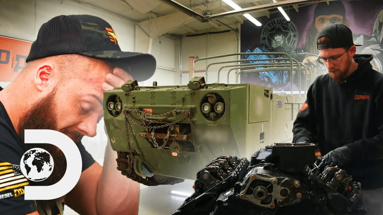 Rebuilding The Engine Of A M548 Cargo Carrier | Diesel Brothers - YouTube