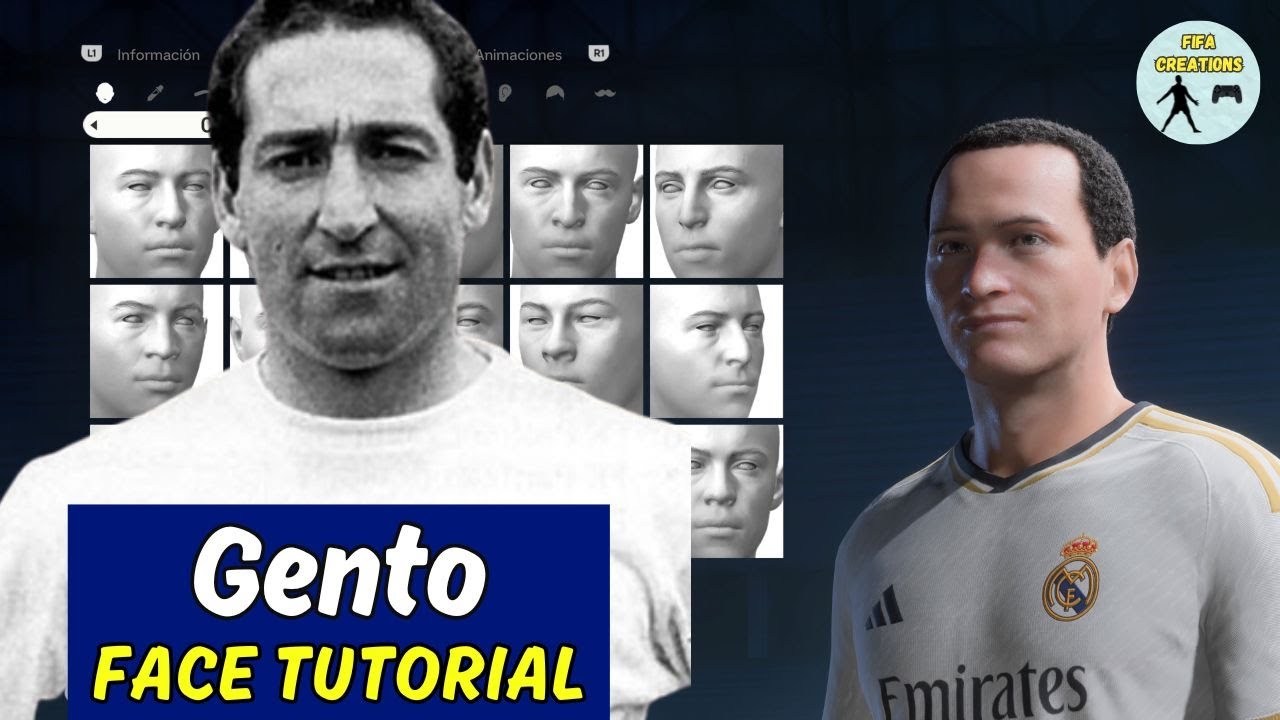 CÓMO CREAR a GENTO EN EA FC 24 ⚽ FACE CREATIONS (CLUBES PRO, MODO ...