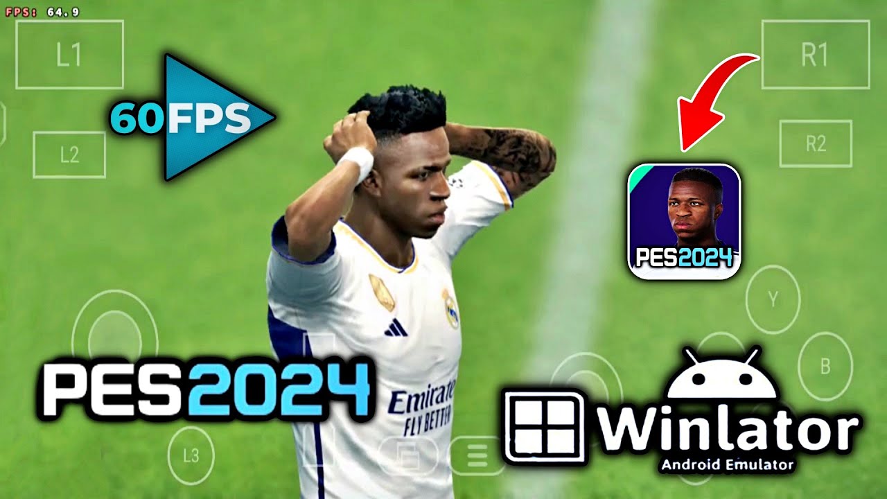 PES 2024 Android ( Winlator 5.1 ) - PES 24 Winlator Update V5 PES 2013 ...