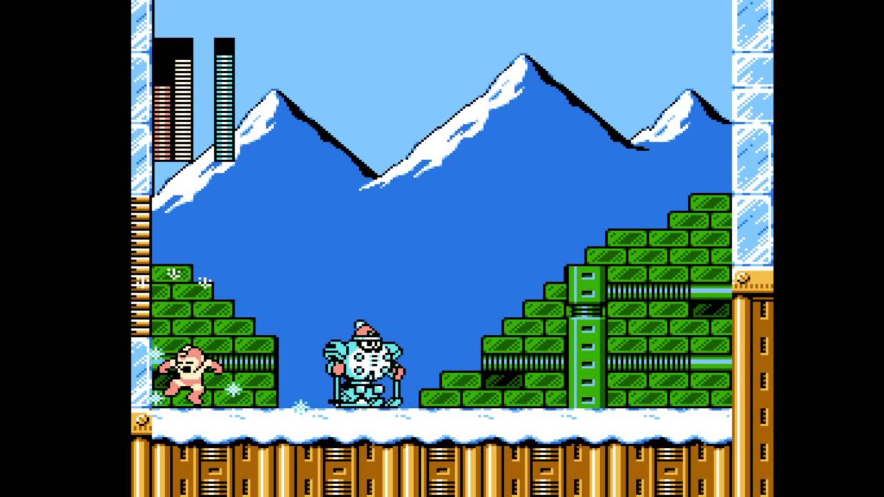 Mega Man Legacy Collection (Mega Man 6) Boss Battle Blizzard Man - YouTube