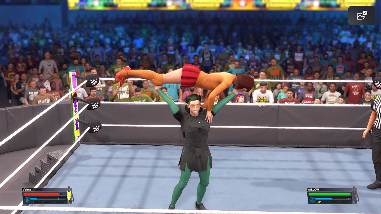 WWE 2K23 Velma #scoobydoo Vs Willow Park #owlhouse - YouTube