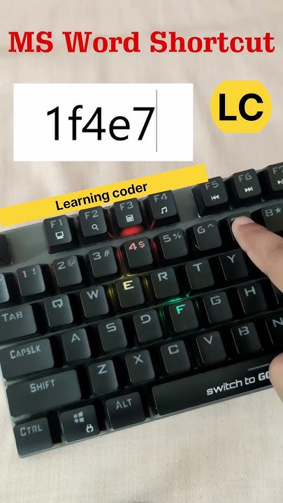 MS word Email Icon shortcut key#learning coder#windows#short video#viral short#Basic trick of ...