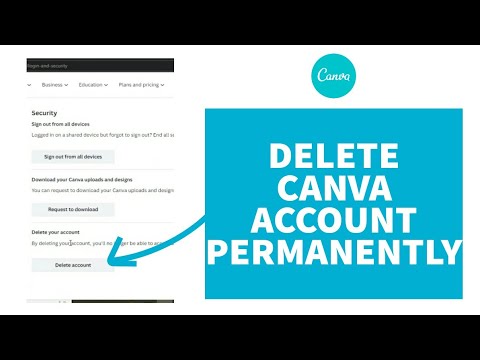 How to Delete Canva Account Permanently (Quick & Easy!) | Canva ...