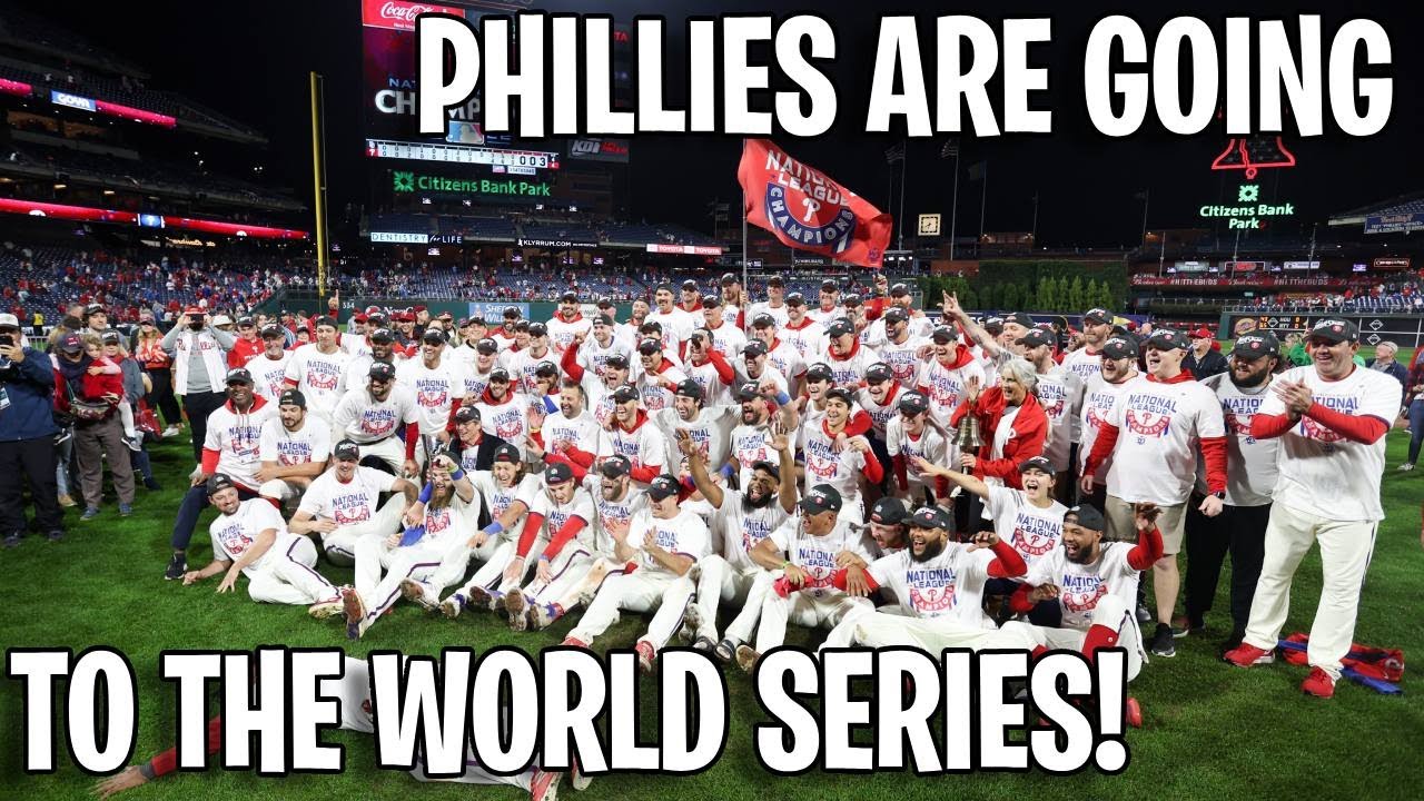 PHILLIES WIN THE NL PENNANT AND ARE GOING TO THE 2022 WORLD SERIES ...