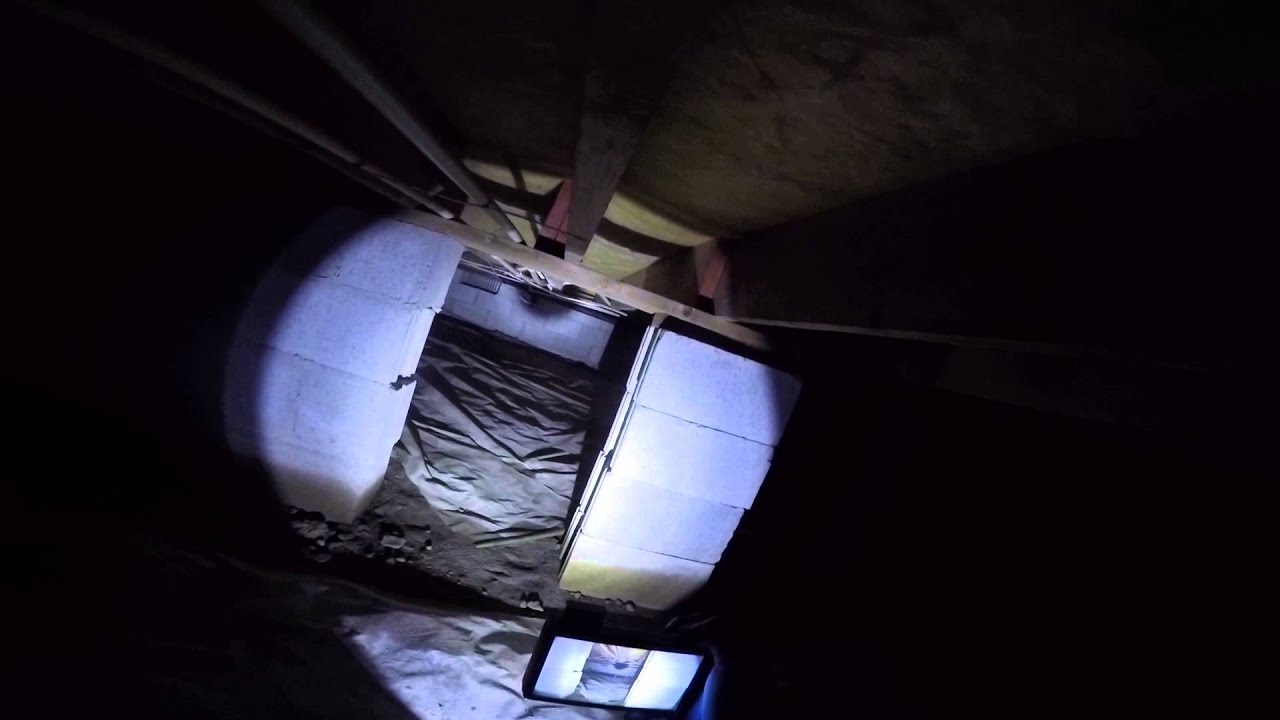 GoPro Crawl Space Assessment in Salisbury, MD - YouTube