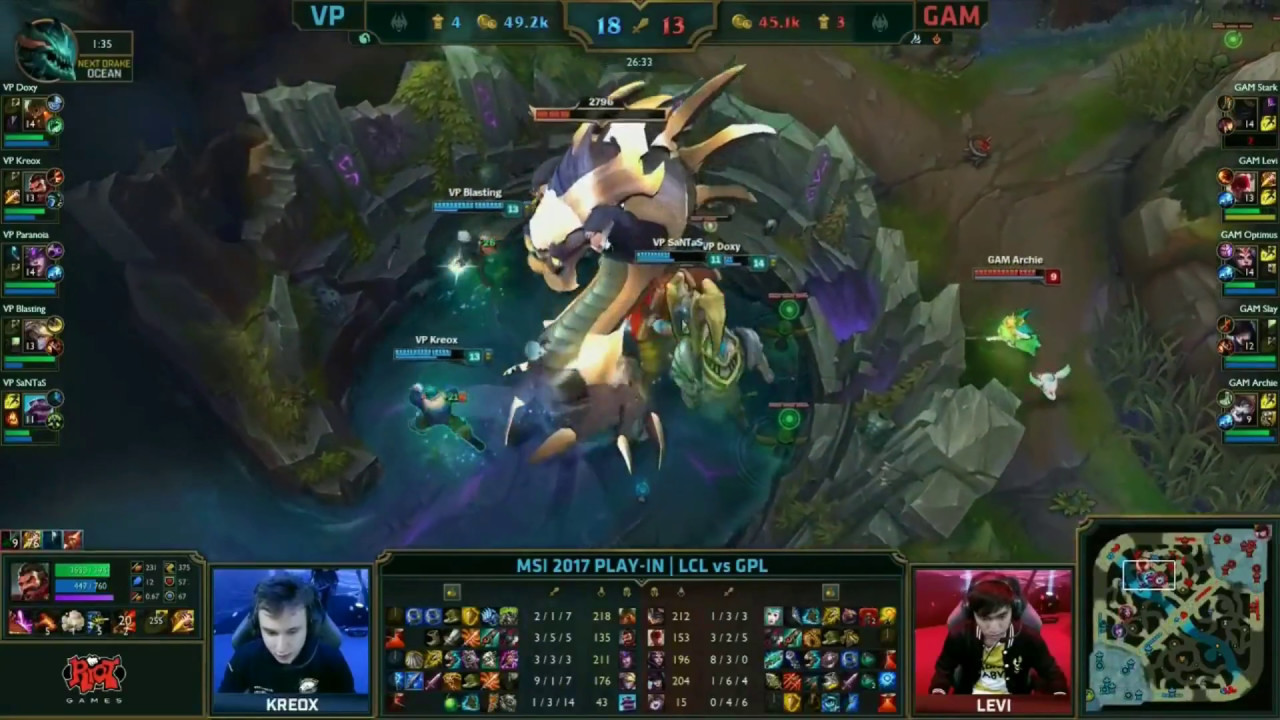 GAM Levi stealing drake and baron like a boss - YouTube