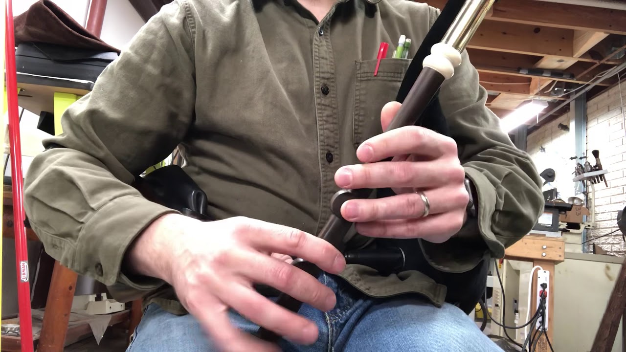 Practice set of Uilleann Pipes - YouTube