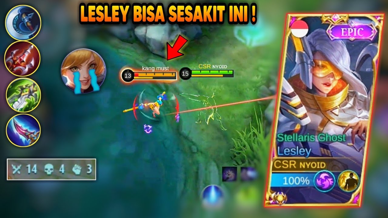 LESLEY SAKIT BANGET ! KETEMU FANNY FAST HAND 2x HIT LANGSUNG MATI ...