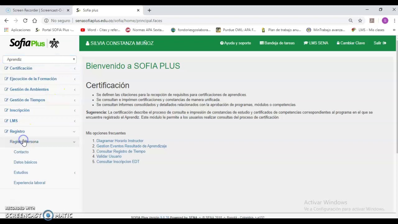 Actualizar datos sofiaplus año 2020 - YouTube