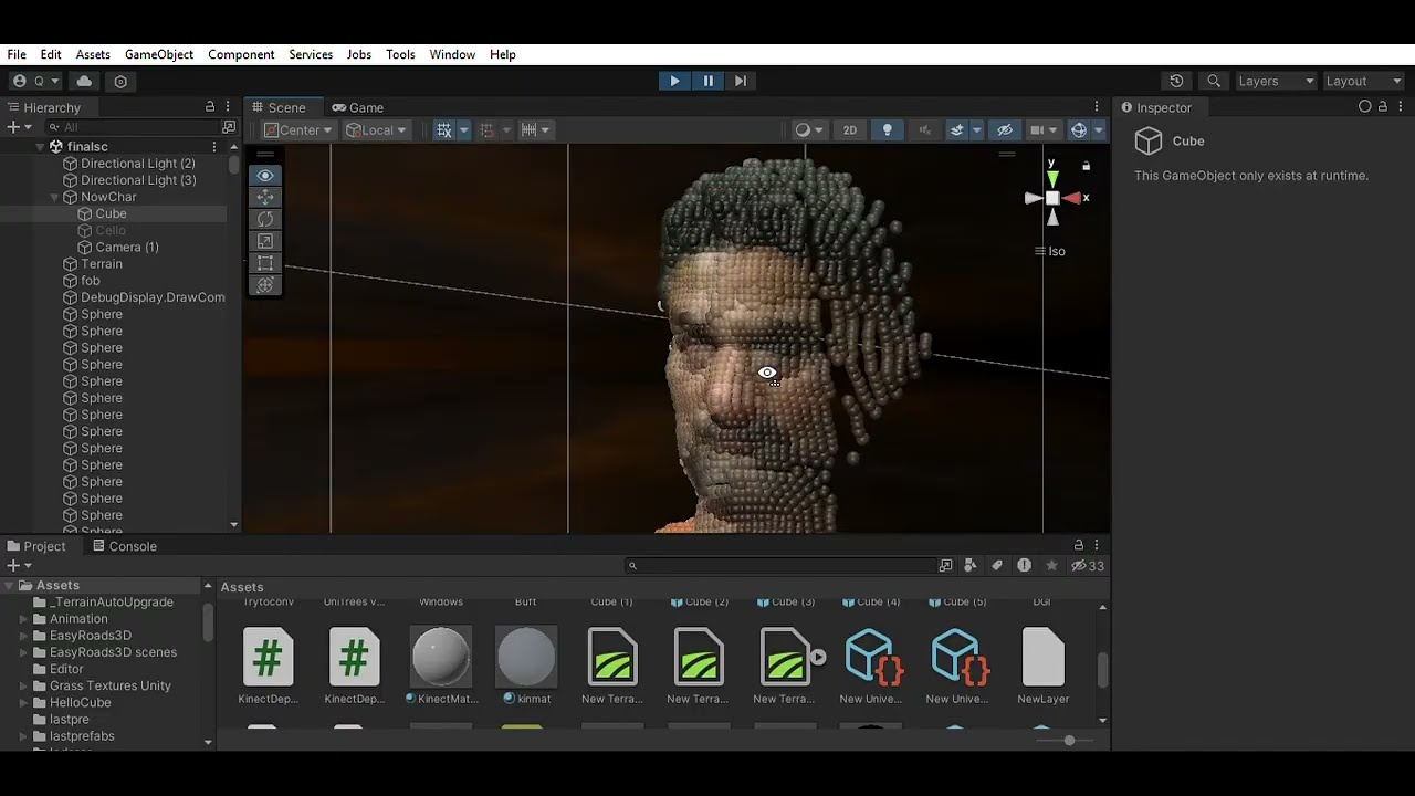 Unity 3d Kinect 2 Body Constitute 3d Sensor Game Avatar - YouTube