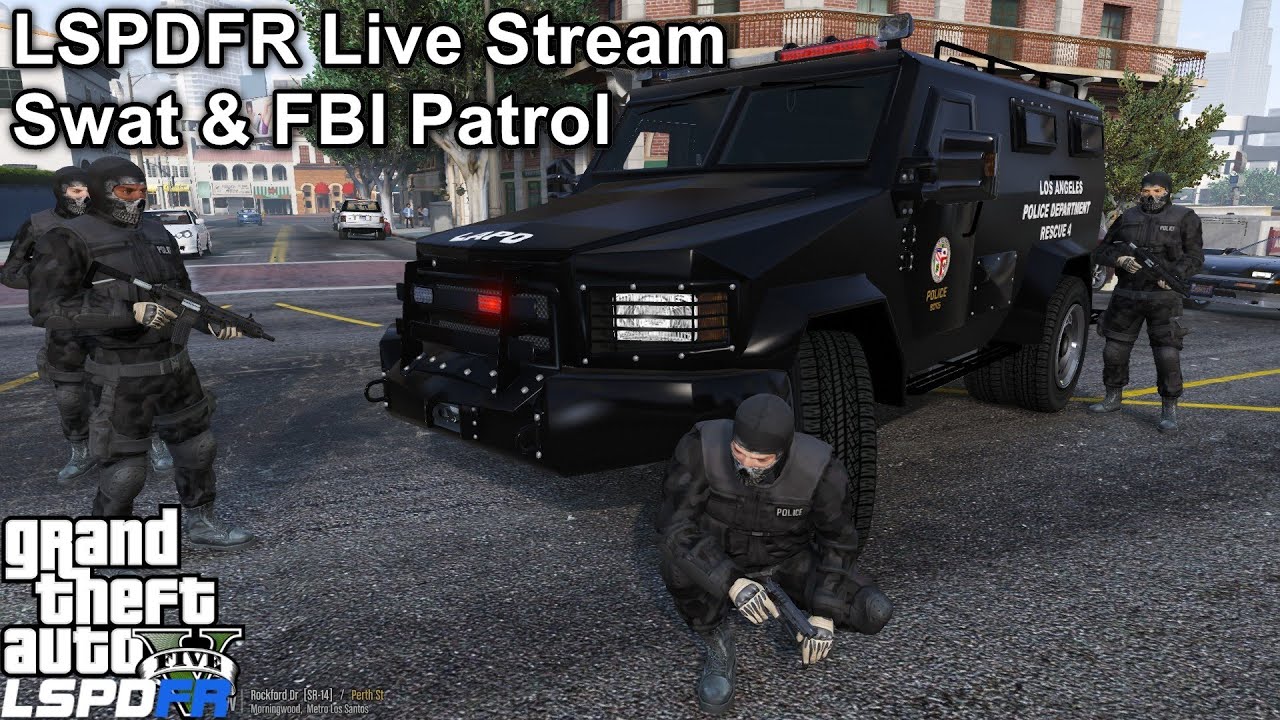 GTA 5 LSPDFR 0.3.1 Police Mod 123 | LSPDFR Live Stream | FBI & Swat ...