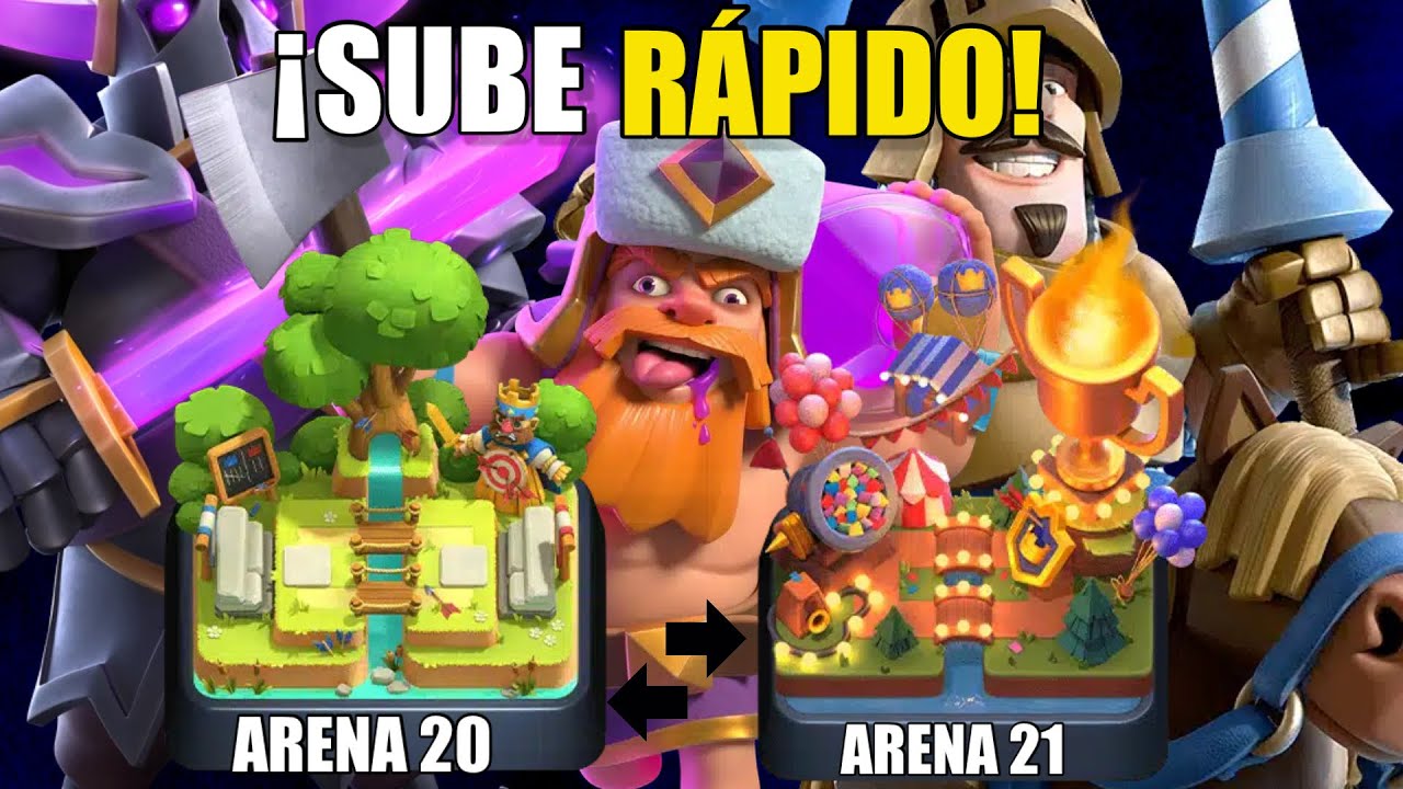 MEJORES MAZOS PARA ARENA 20 y 21 CON LEGENDARIAS CLASH ROYALE 2025🏆 ...