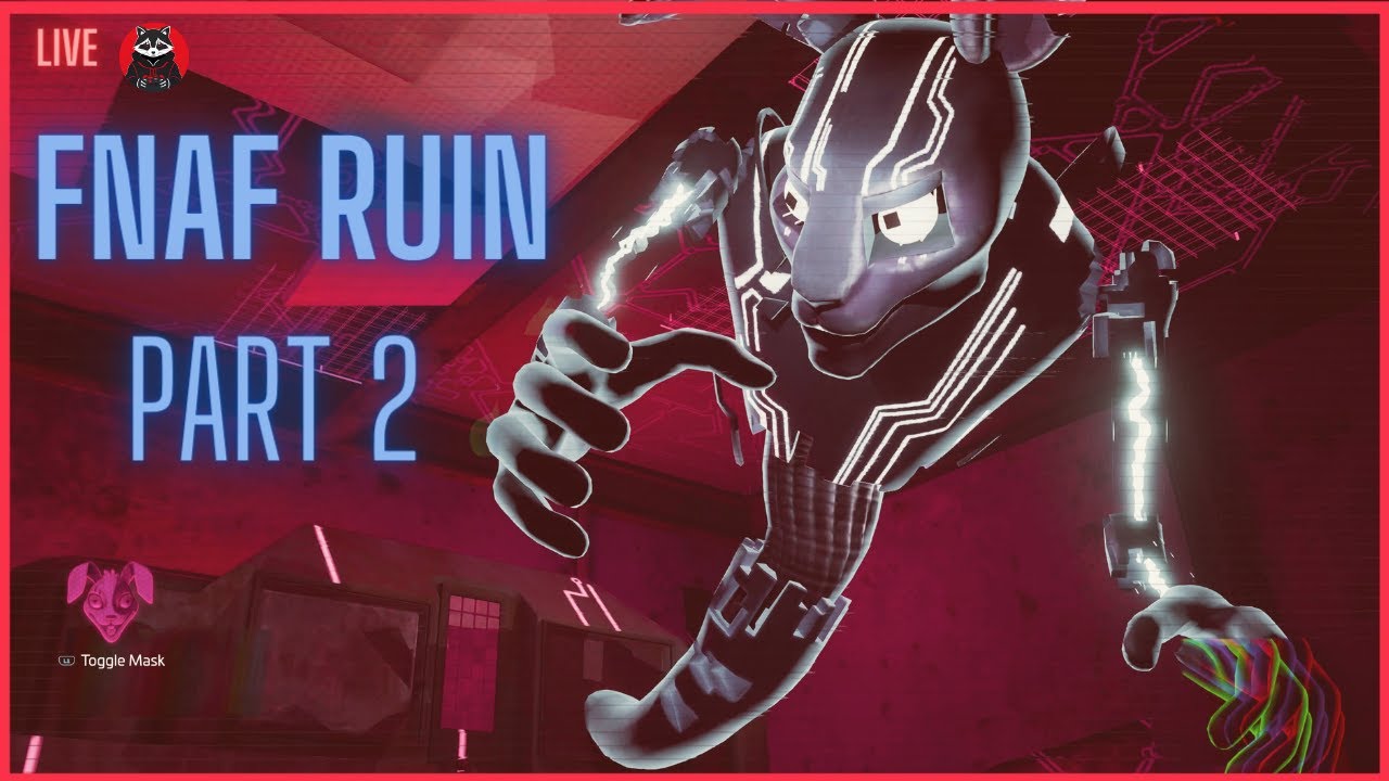 FNAF Security Breach RUIN DLC II So much trash II Supercrash LIVE - YouTube