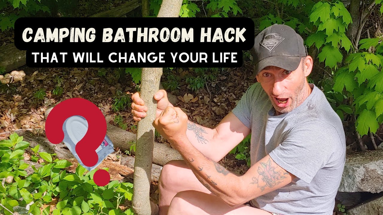 Camping Bathroom Hack that will change your life! - YouTube