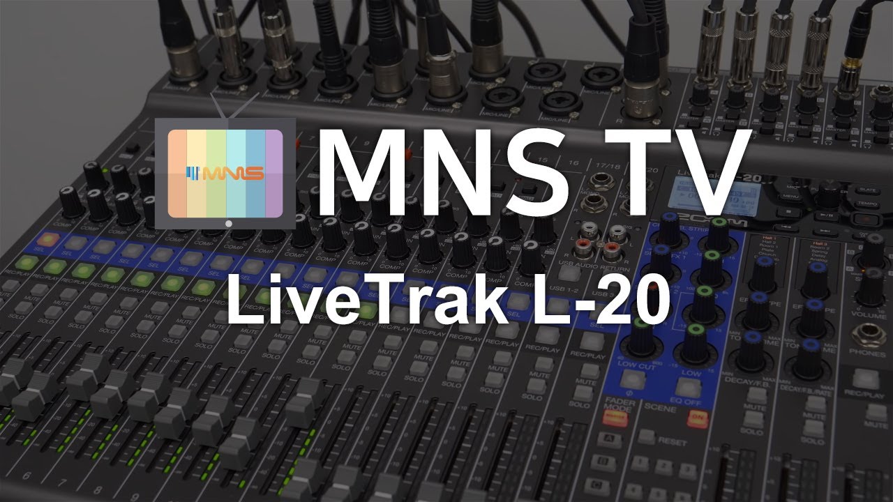 [Zoom LiveTrak L-20] Introduction - YouTube