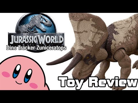 Jurassic World Dino Tracker Zuniceratops Toy Review - YouTube