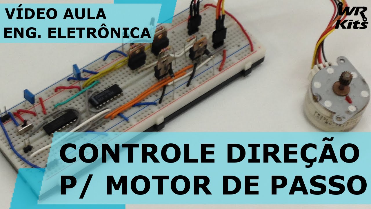CONTROLE DE VELOCIDADE E DIREÇÃO PARA MOTOR DE PASSO - YouTube