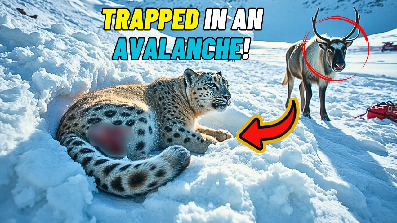 Heroic Rescue: Saving a Snow Leopard Trapped in an Avalanche! 🐾 ️ ...